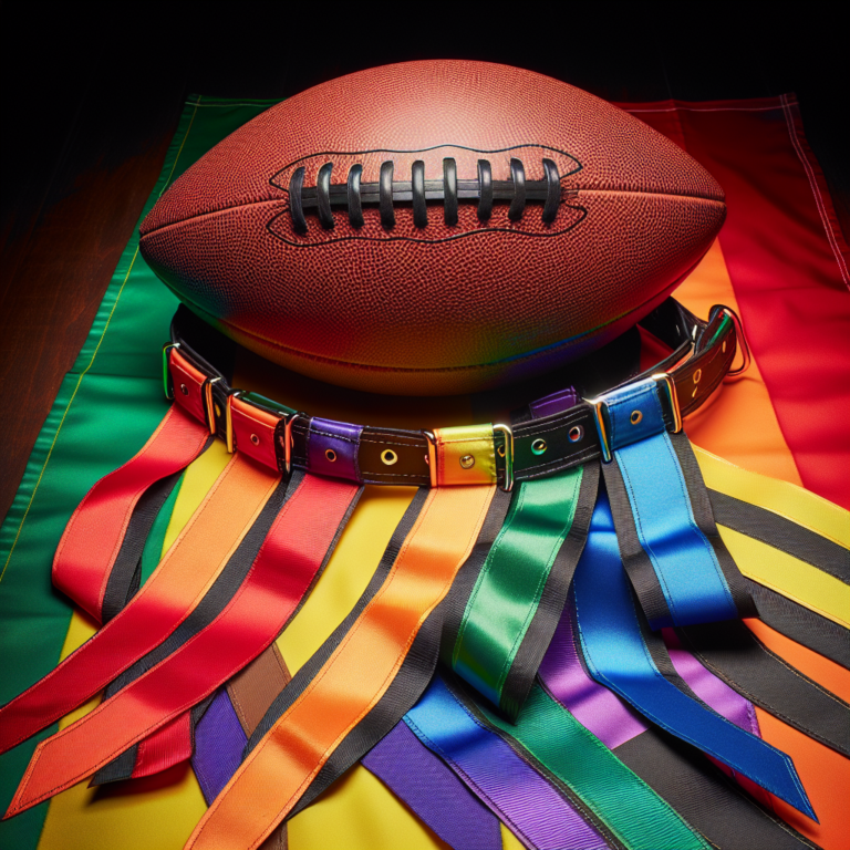 LGBTQ+ Pride Flag Football Clinic and All-Girls League Growth in NCAA ...